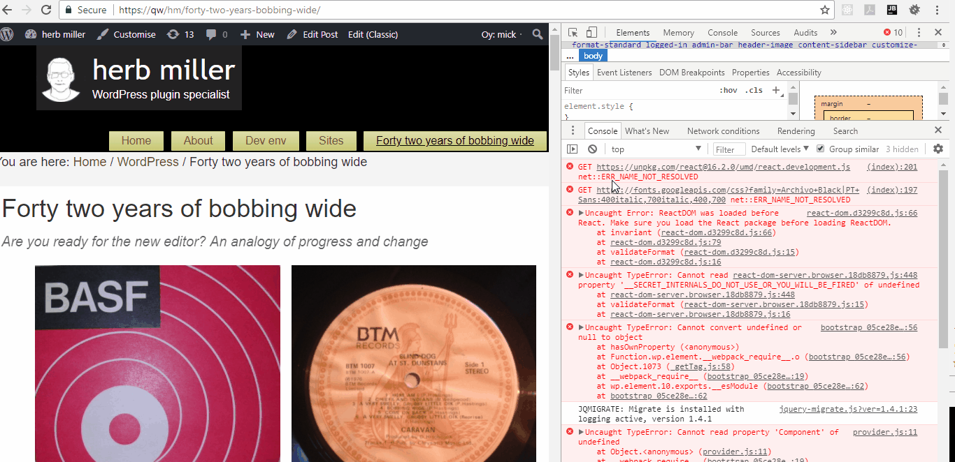 WSOD in flight mode · Issue #5216 · WordPress/gutenberg · GitHub
