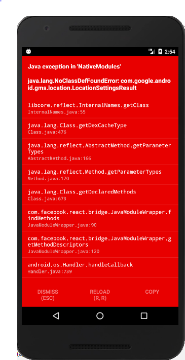 Getting Java Exception in "NativeModules · Issue #962 · evollu/react-native-fcm · GitHub