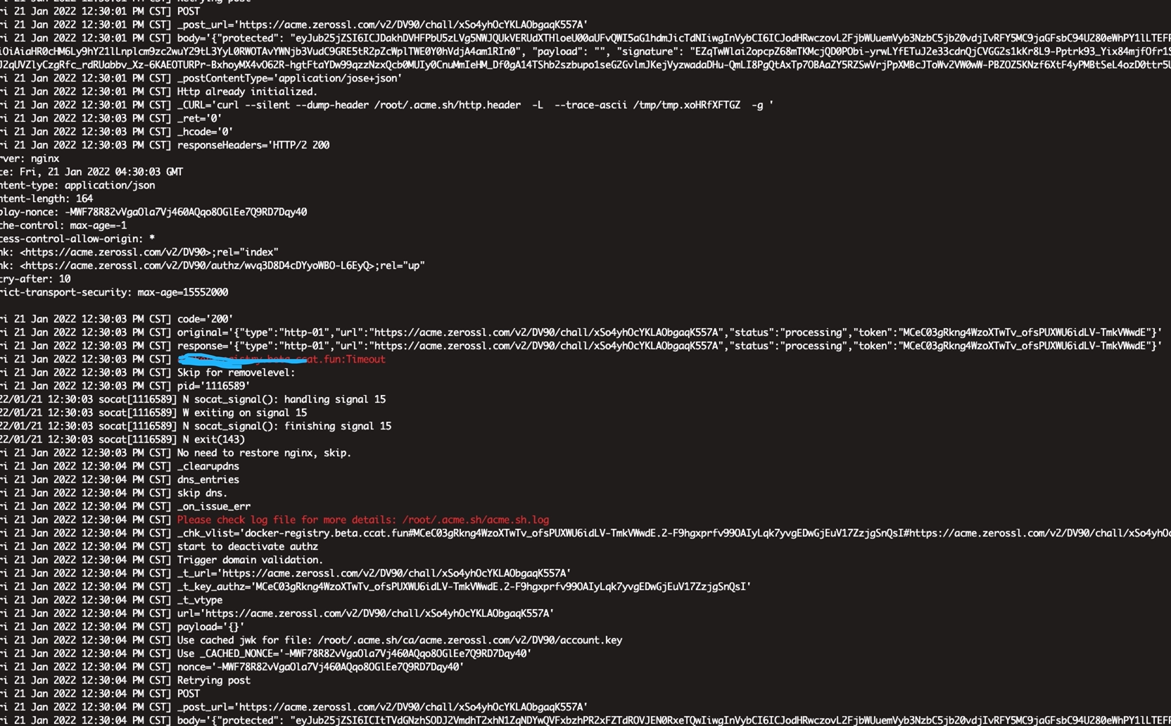 更新证书超时 · Issue 3903 · Acmesh Officialacmesh · Github