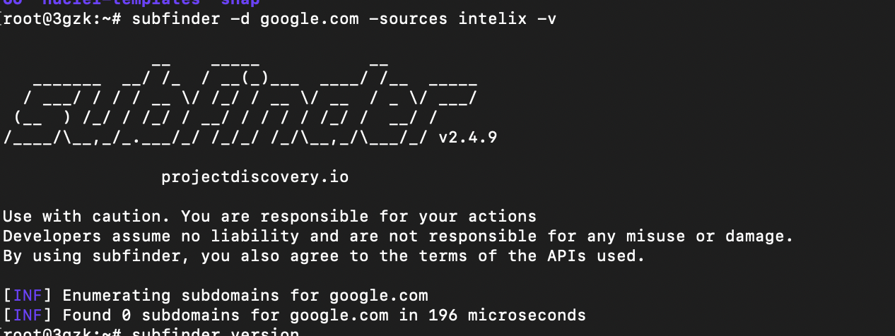 Intelx Data Source Doesnt Work · Issue 483 · Projectdiscoverysubfinder · Github