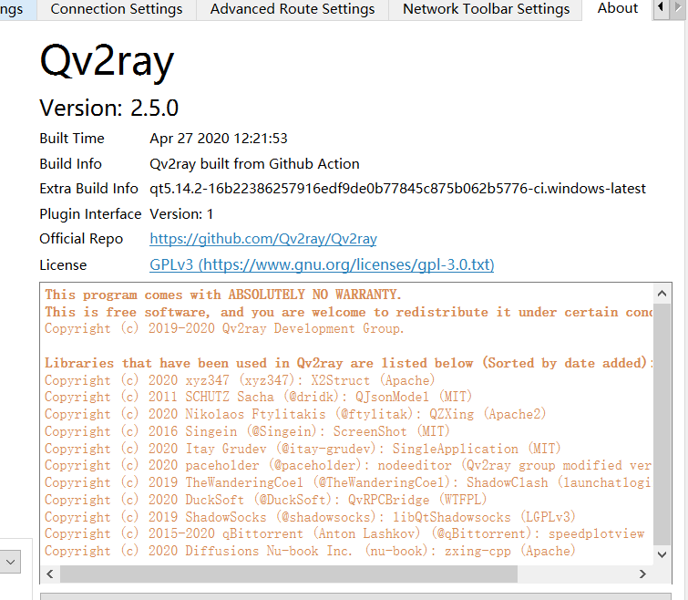 Empty Speed Graph Issue · Issue #603 · Qv2ray/Qv2ray · GitHub