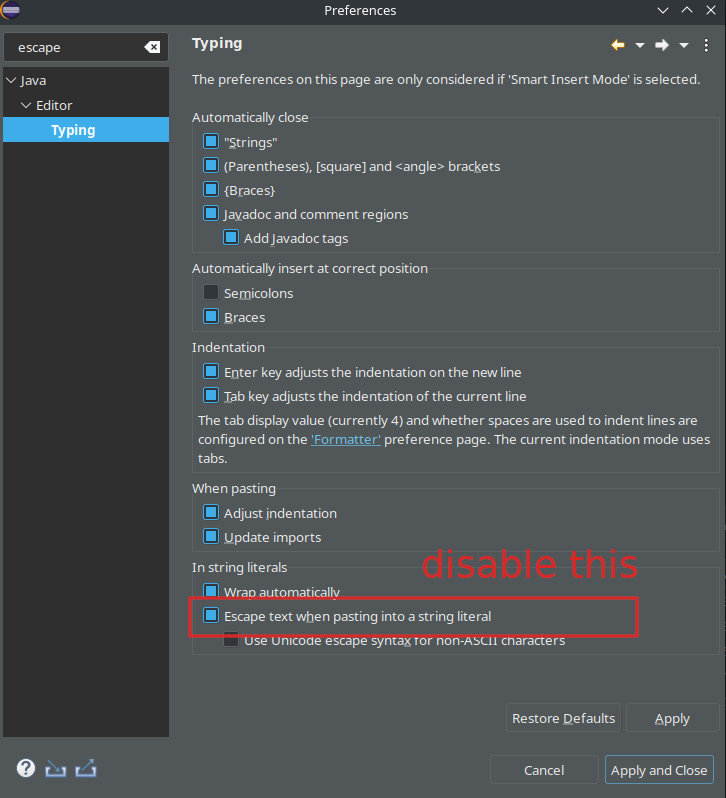 Pasting Text Adds Character · Issue 543 · Eclipse Jdt Eclipse Jdt Ui · Github