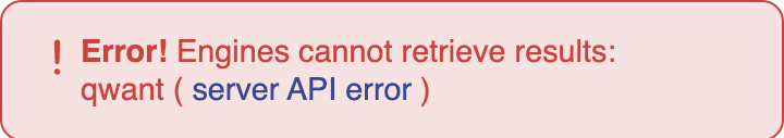 Bug: qwant engine · Issue #2011 · searxng/searxng · GitHub
