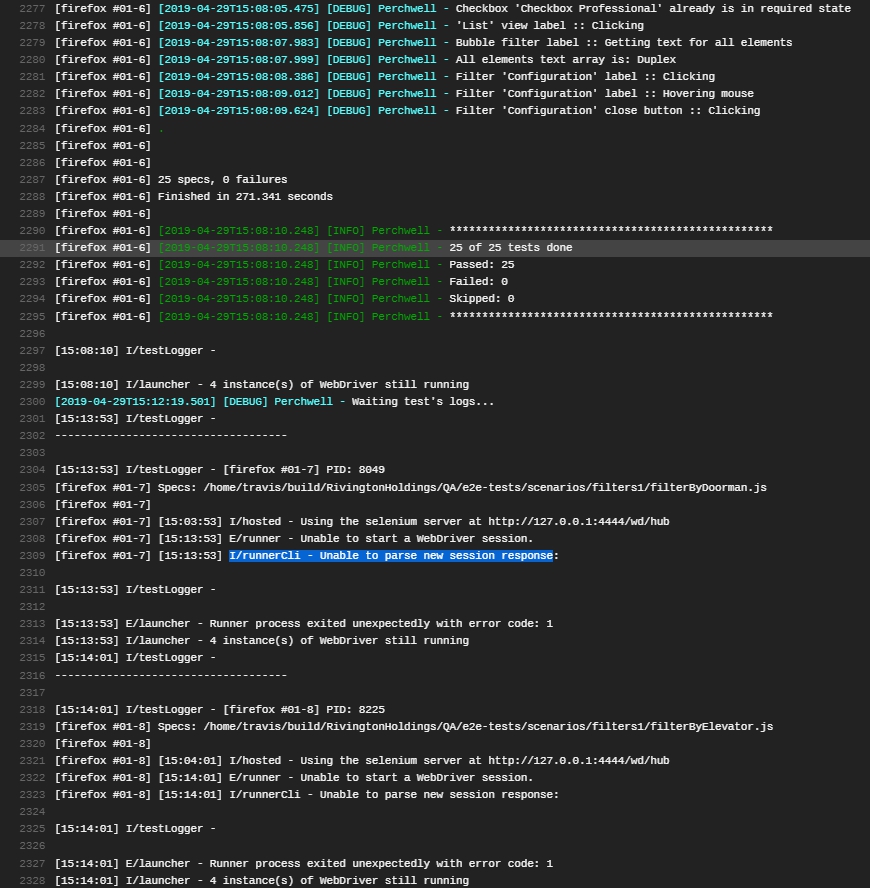 Unable To Start A Webdriver Session In Ci · Issue 7157 · Seleniumhq