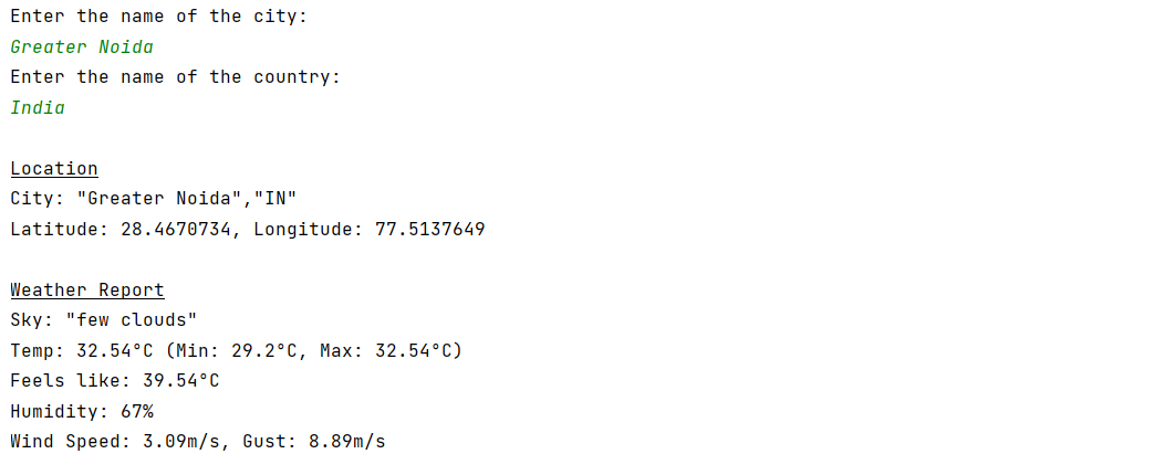 GitHub - anupamabhay/Weather-Report: Displays weather stats using ...