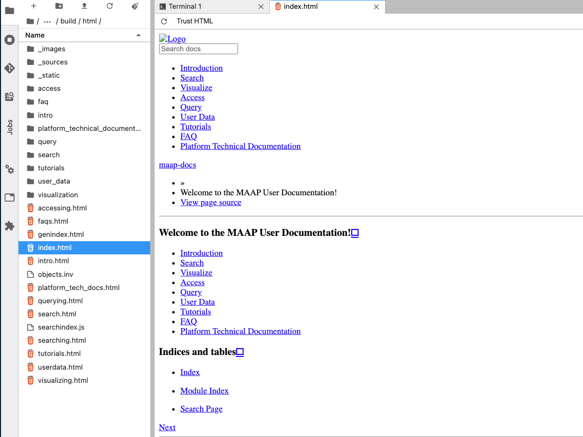TOC incorrect levels · Issue #127 · MAAP-Project/maap-documentation · GitHub