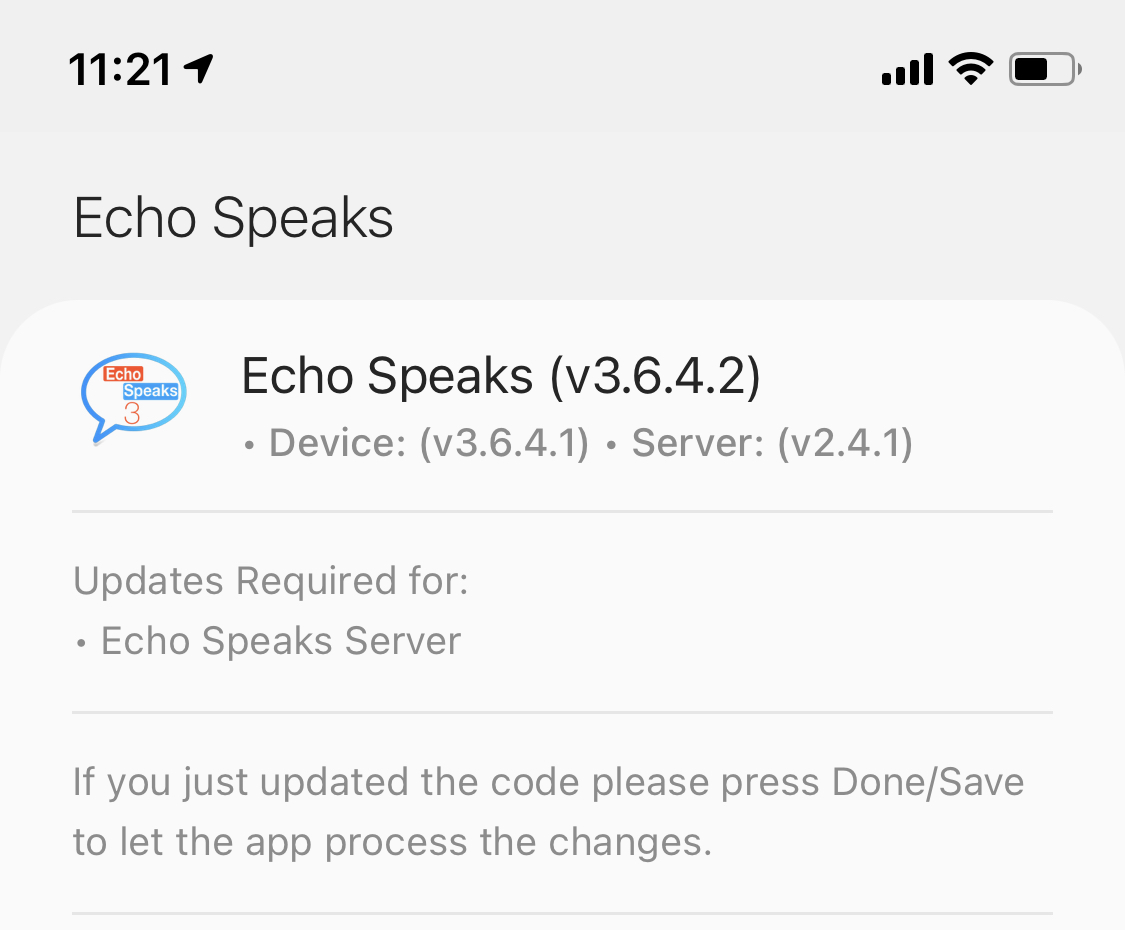 Update Issue · Issue #385 · tonesto7/echo-speaks · GitHub