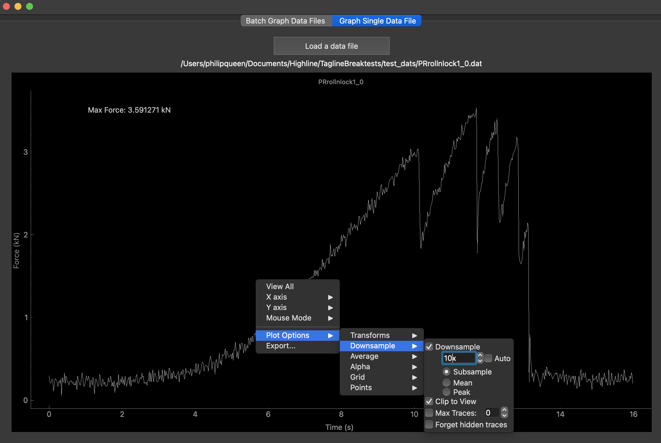 GitHub - philipqueen/LabJackProcessing: Making use of data created with Lab Jack load cell software