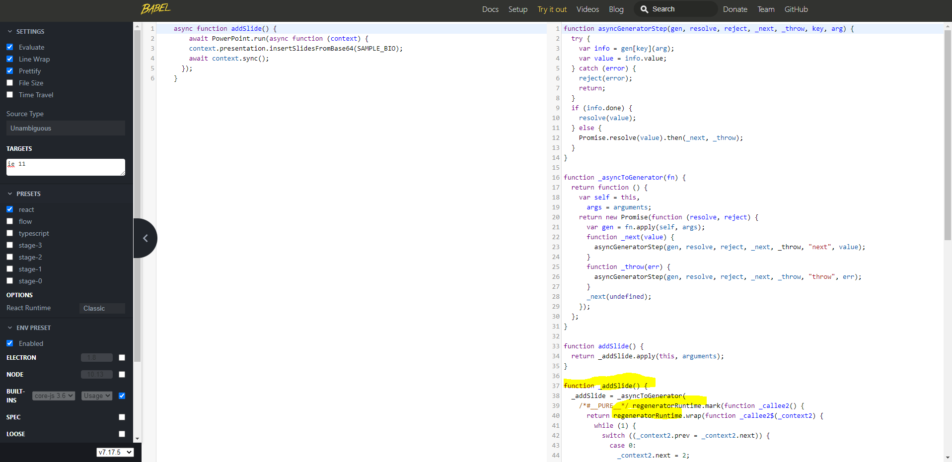 How do you rewrite the async wait code to do this with ASP.NET Framework 4.6.1 desktop for power ...