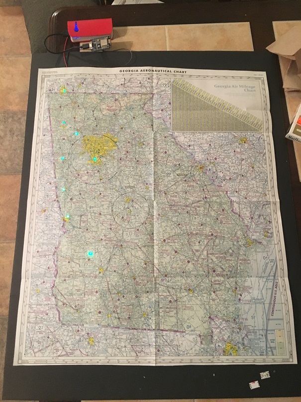 GitHub - Jpipe001/METAR: METAR Wall Chart with Station Decoding. Using ESP32 with Web Server to ...