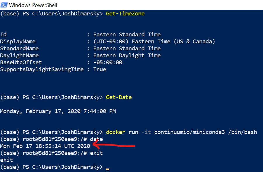 Linux containers' system time is wrong · Issue #5803 · docker/for-win ...