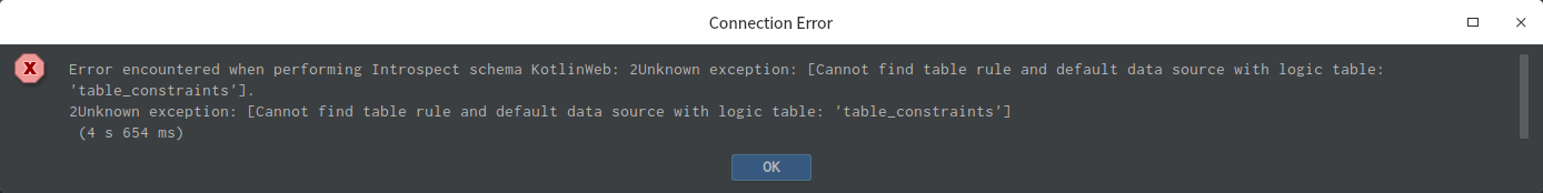 When using mycli to connect, it is normal, but when using DataGrip to connect to sharding-proxy ...