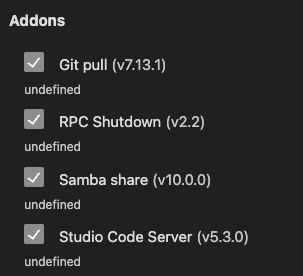 "undefined" showing in addons list · Issue #700 · sabeechen/hassio-google-drive-backup · GitHub