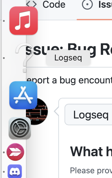 Logseq nightly 20220502 has no icon · Issue #5204 · logseq/logseq · GitHub