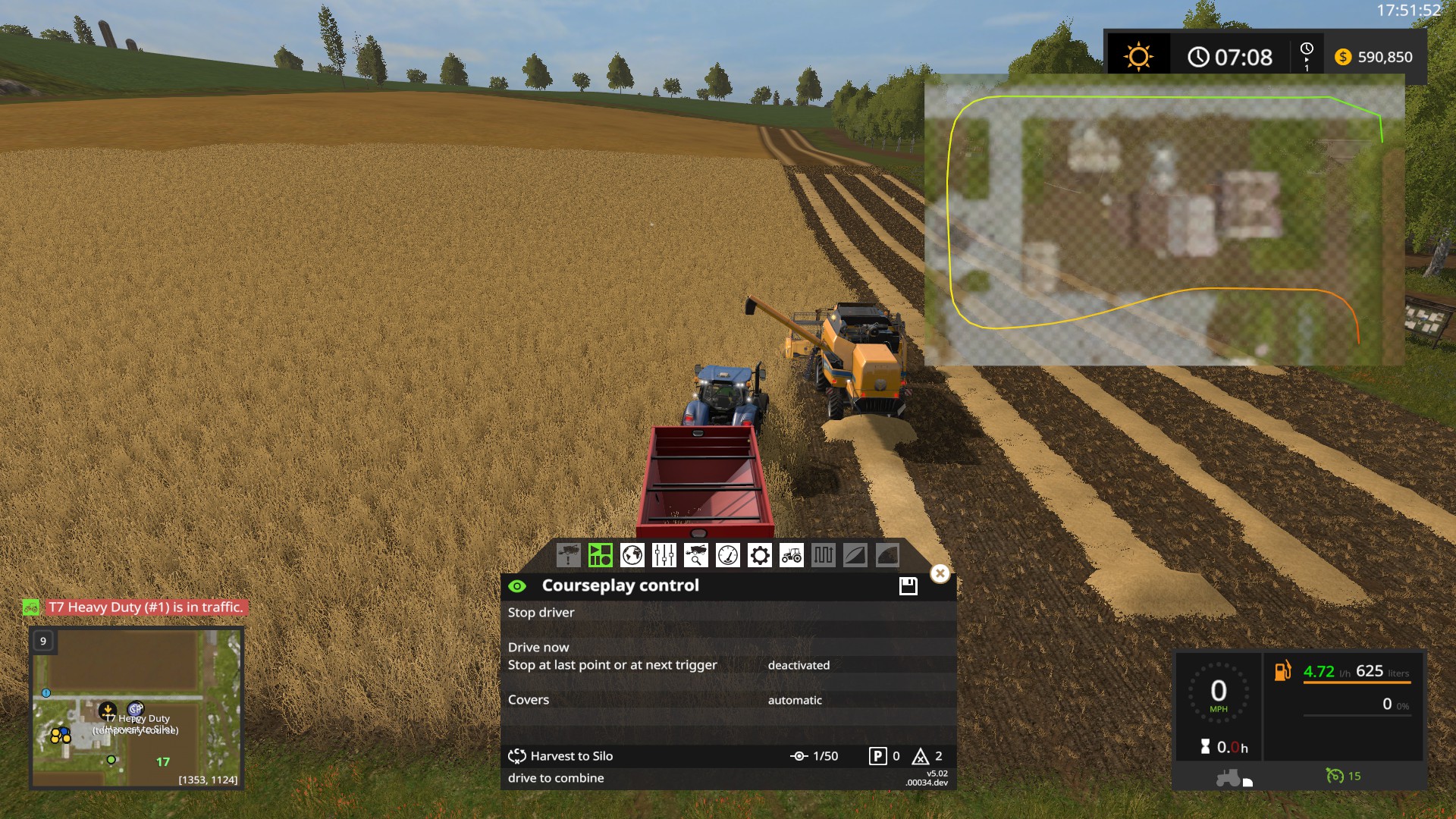 Mode 2 runs into harvester · Issue #2456 · Courseplay/courseplay · GitHub