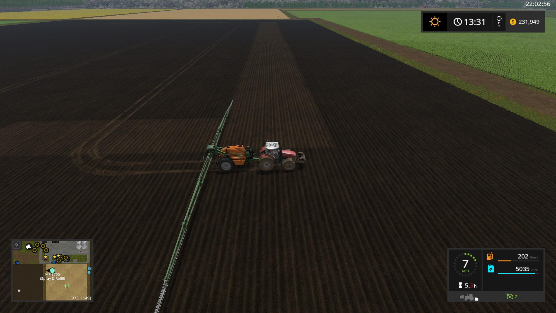 Amazone Sprayer Leaves Large Portions of Field Untreated · Issue #2567 ...