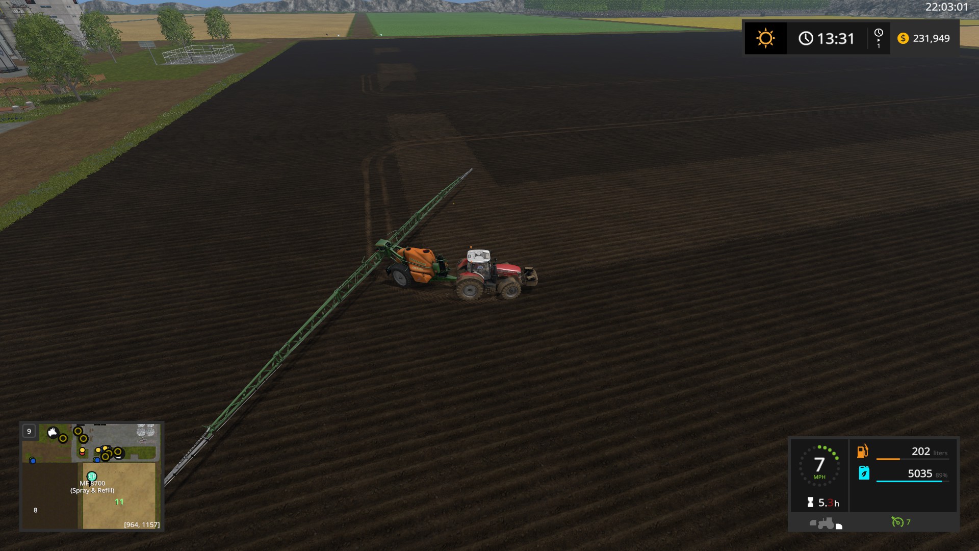 Amazone Sprayer Leaves Large Portions of Field Untreated · Issue #2567 ...