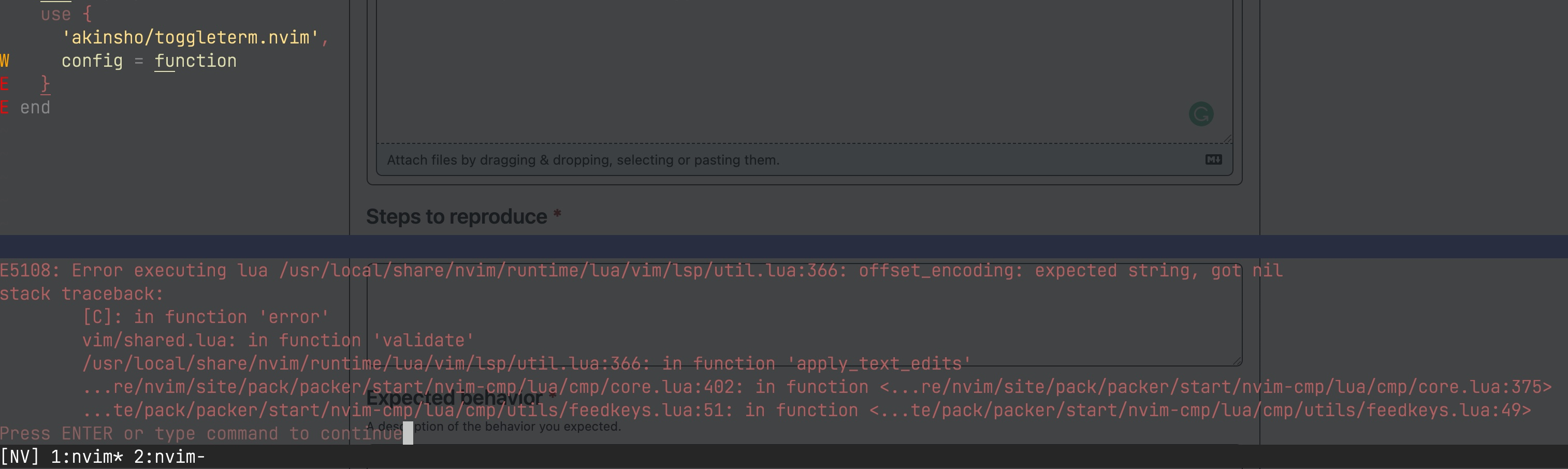 Support `offsetencoding` Protocol Extension · Issue 726 · Hrsh7thnvim 