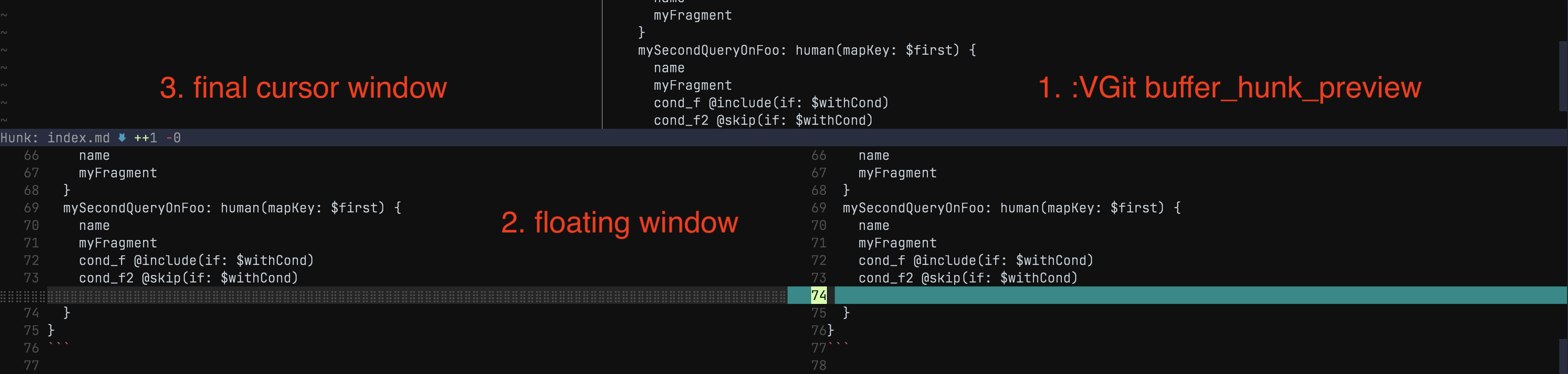 Jump back to the wrong window when closing the result window of `VGit ...