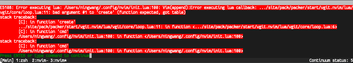 Error on colorscheme change · Issue #287 · tanvirtin/vgit.nvim · GitHub
