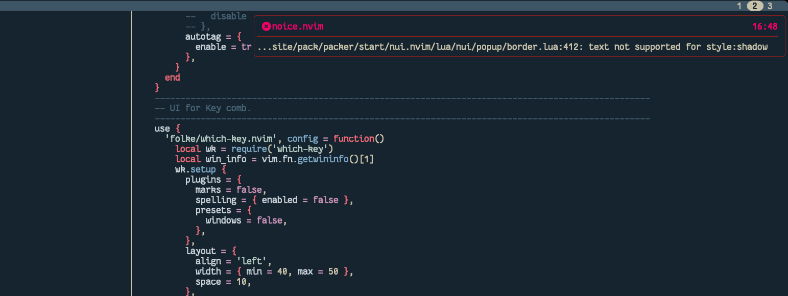 Could you support shadow border? · Issue #266 · folke/noice.nvim · GitHub