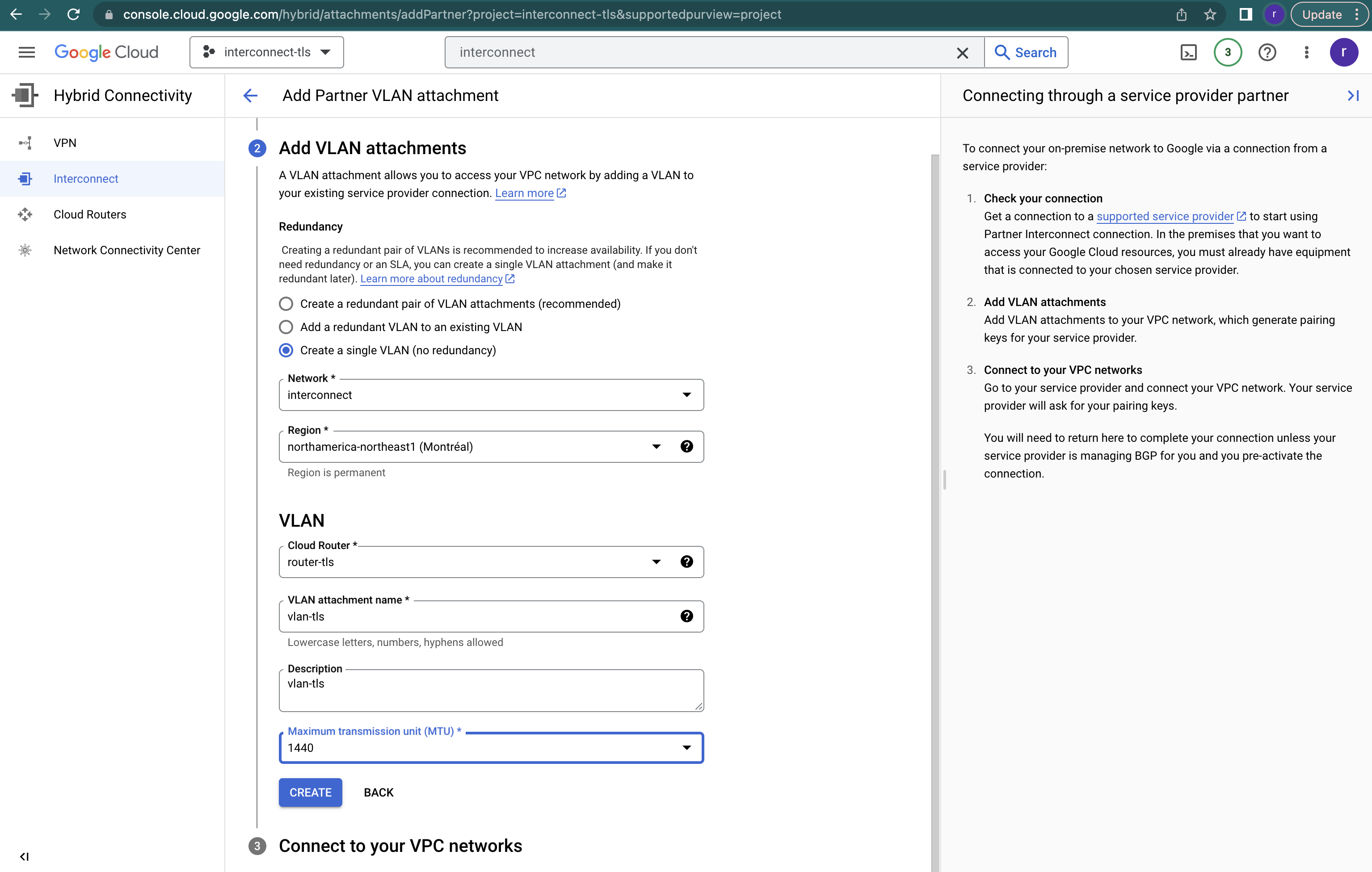 Prototype/yaml SCED/SC2G HA partner interconnect - cloud to ground for profile 5 and 6 · Issue ...