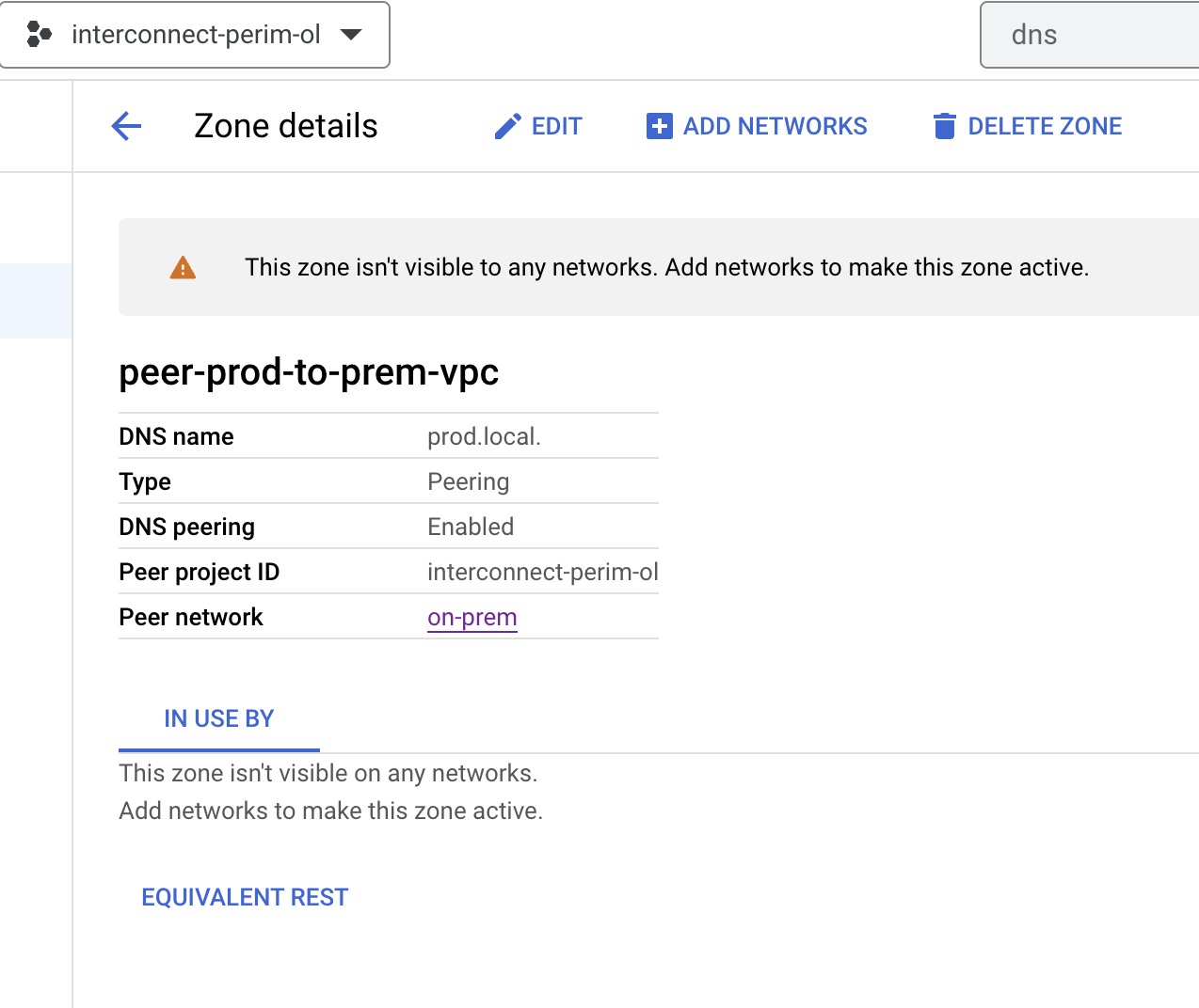 Feature: add partner interconnect also to non-prod and add DNS peering ...