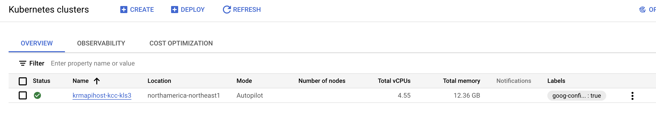 FinOps tracking: Idle cluster costs increase for GKE autopilot cluster from 3 to 4.5 vCores from ...