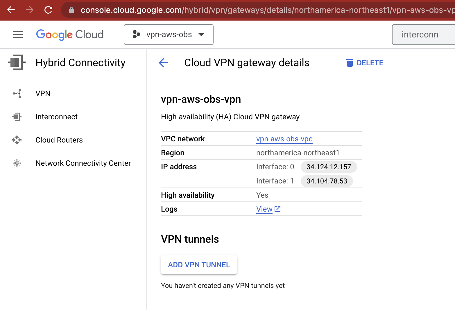Ground to Cloud enablement through PSC (private service connect) or PGA ...
