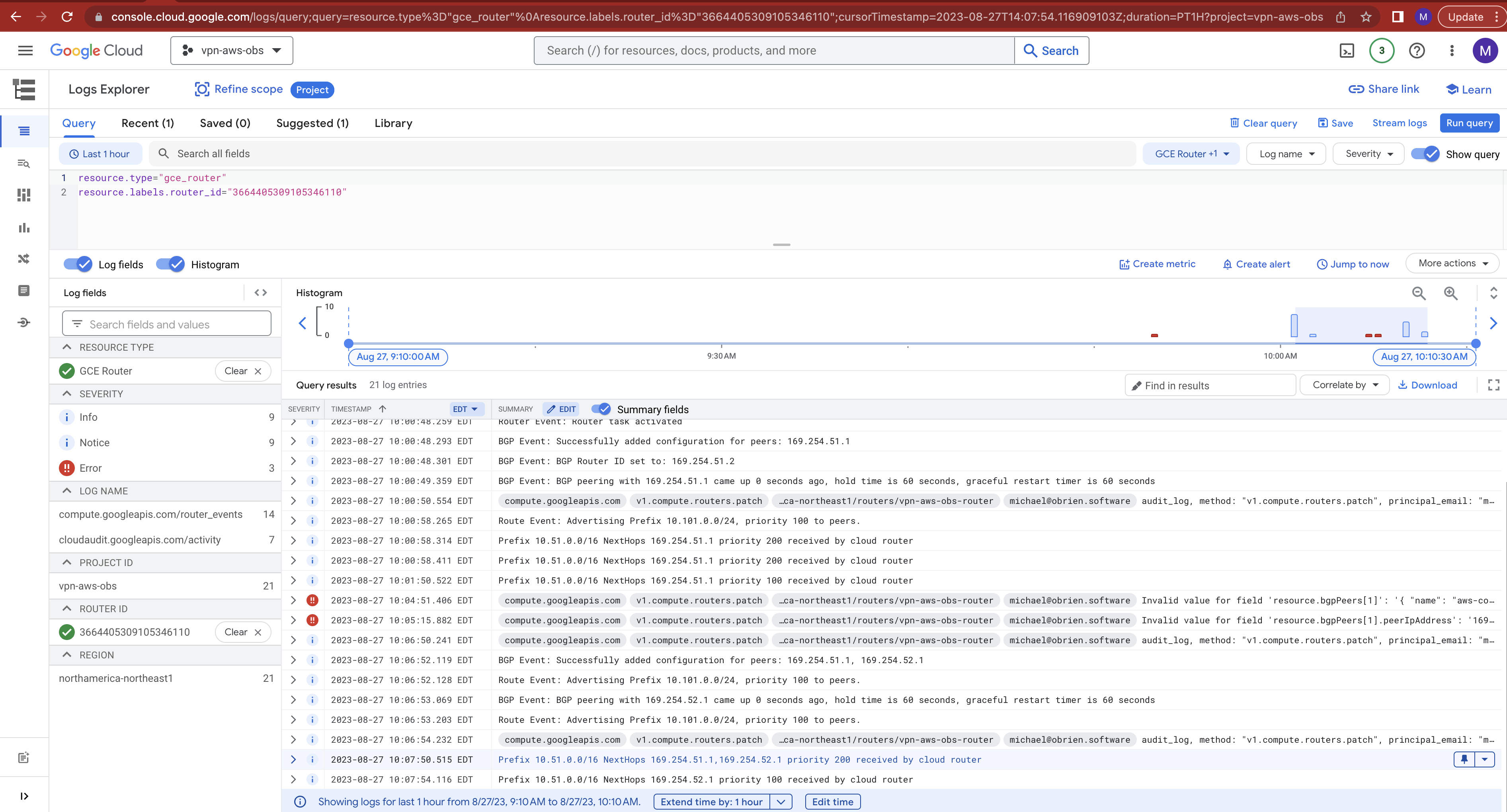 Ground to Cloud enablement through PSC (private service connect) or PGA ...