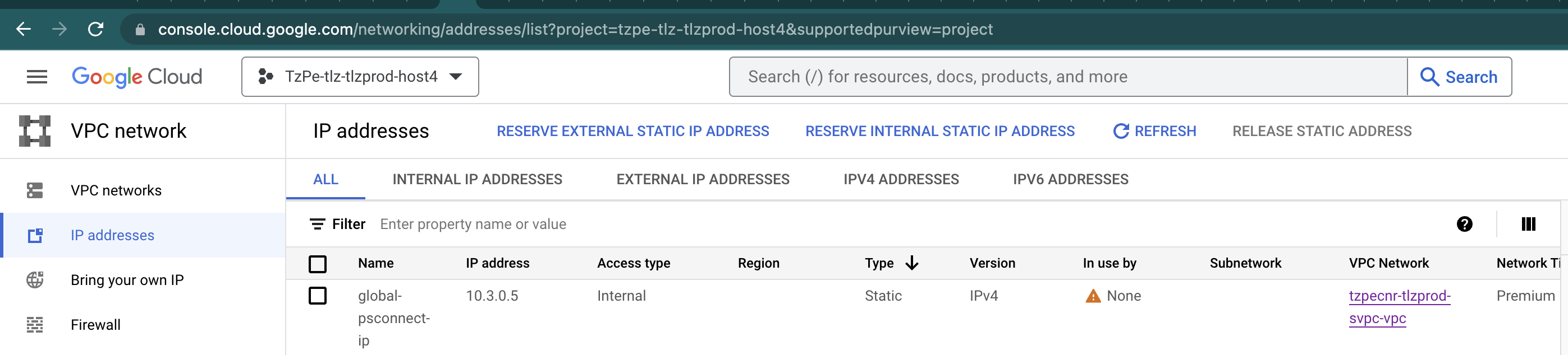 Ground to Cloud enablement through PSC (private service connect) or PGA ...