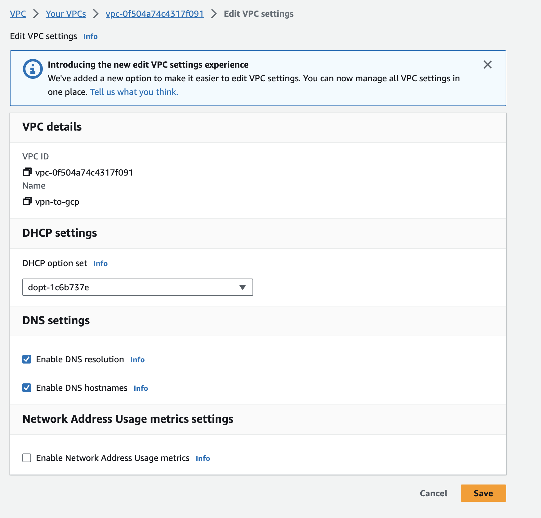 Ground to Cloud enablement through PSC (private service connect) or PGA ...