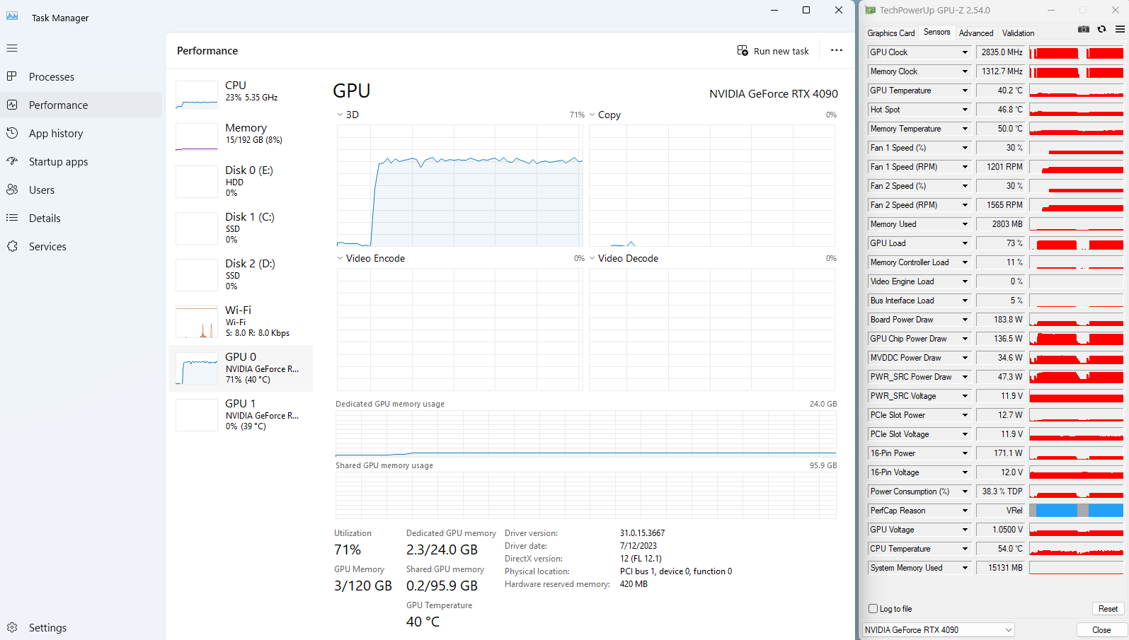 tensorflow on OSX Mac M1 pro/max silicon 32 cores and windows 11 13900k with RTX-A4500/A4000 ...