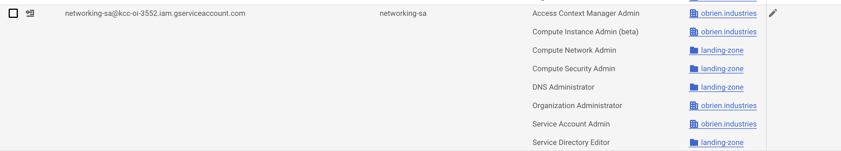 Regression: roles/compute.instanceAdmin required on networking-sa to fix hub-mgmt-data-disk ...