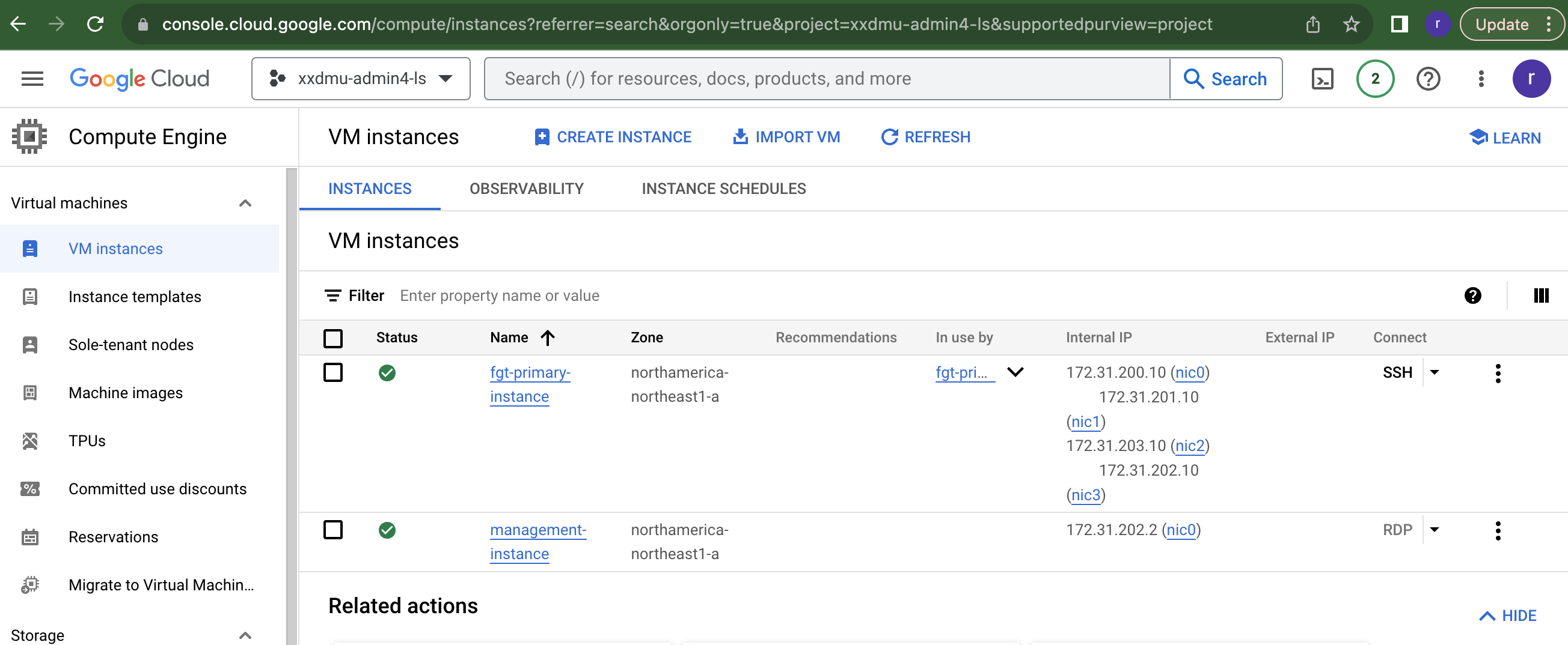Example 258 fortigate perimeter package deploy procedure/verify for core lz unmanaged client ...