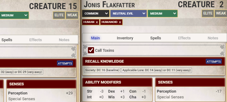 NPC Scaler Initiative · Issue #839 · xdy/xdy-pf2e-workbench · GitHub