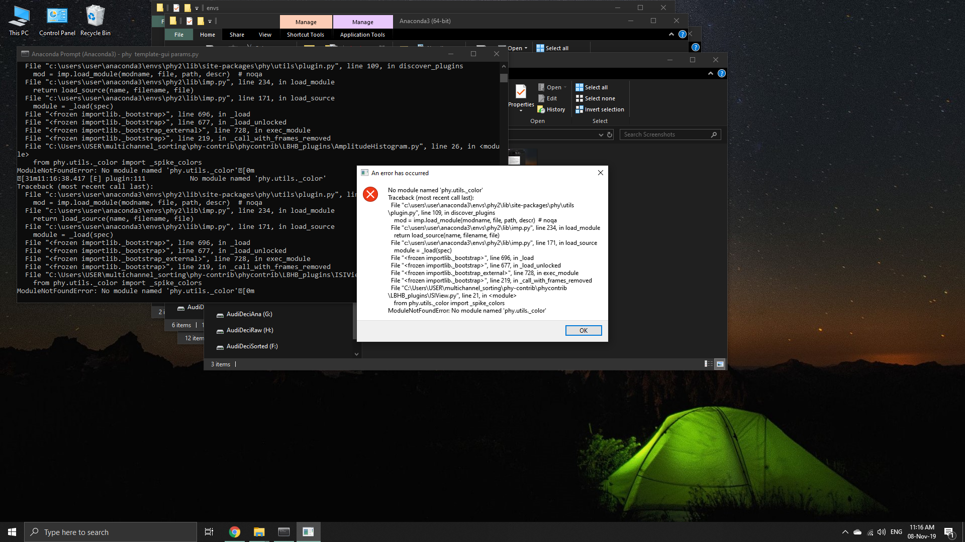 Problem installing PHY2 on a Windows10 machine · Issue #912 · cortex-lab/phy · GitHub