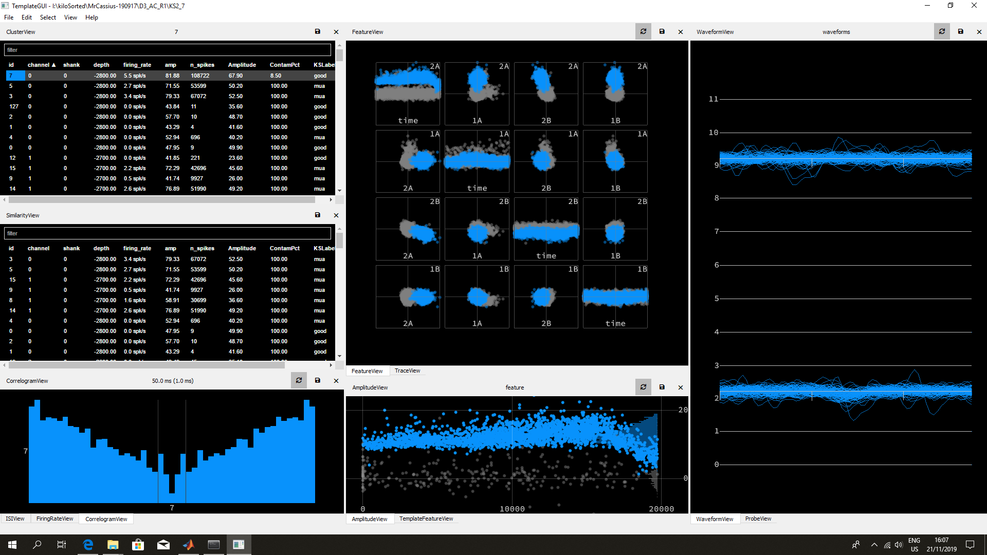 waveforms in only few channels on PHY2 · Issue #919 · cortex-lab/phy ...