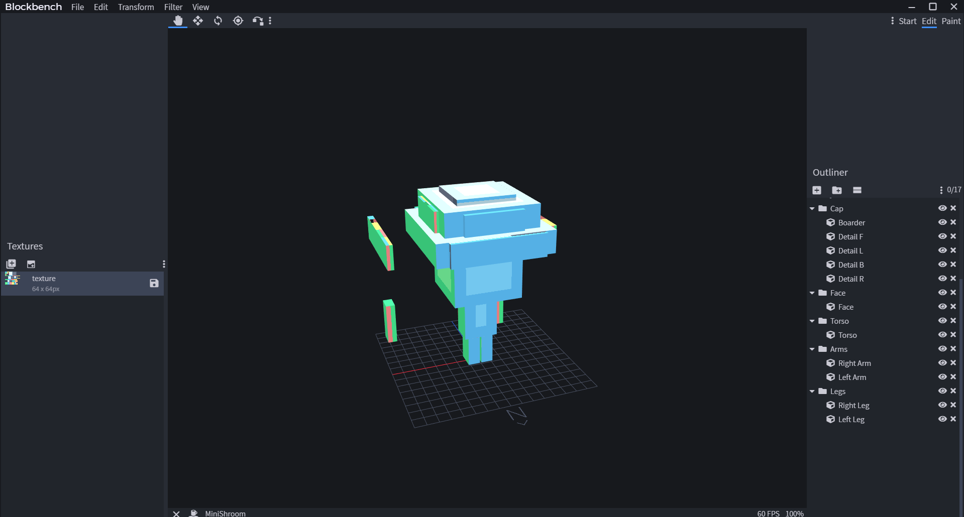 [Issue] "Overlaping" texture during template generation. · Issue #503 · JannisX11/blockbench ...