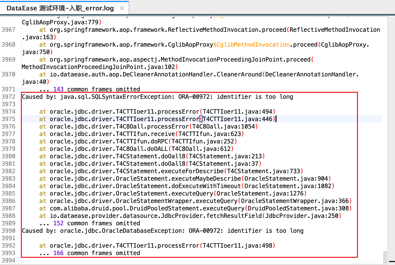 [Bug] 在创建自定义数据集关联两个 Oracle 数据集时报错 · Issue #2112 · dataease/dataease · GitHub