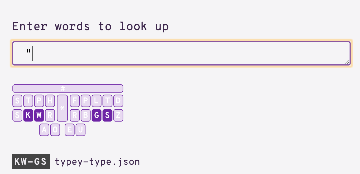 Ignore leading spaces in search bar of lookup page · Issue #25 · didoesdigital/typey-type · GitHub