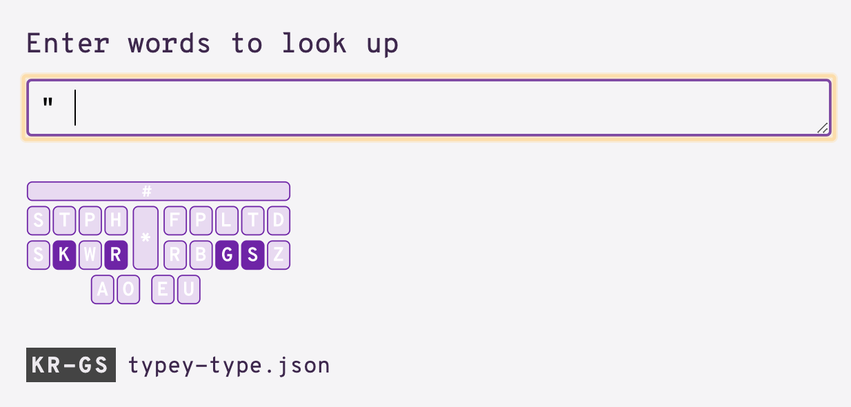 Ignore leading spaces in search bar of lookup page · Issue #25 · didoesdigital/typey-type · GitHub