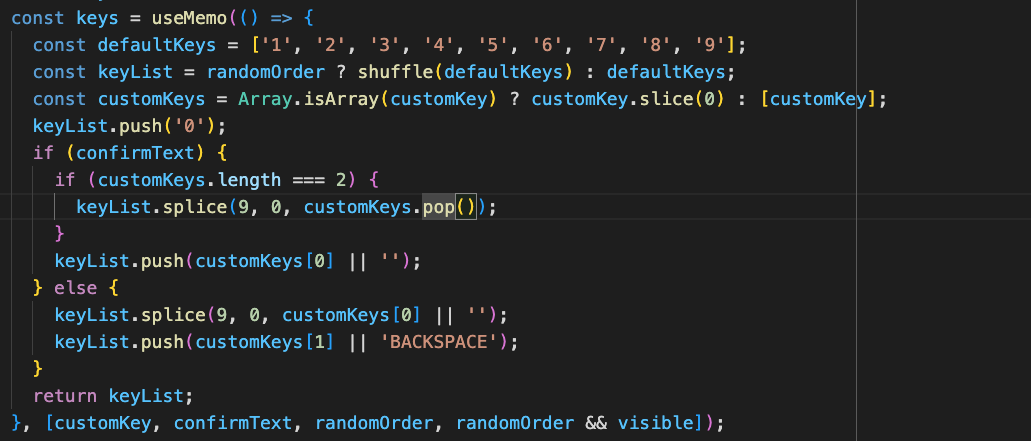 NumberKeyboard customKey 多个 不生效 · Issue #5881 · ant-design/ant-design-mobile · GitHub