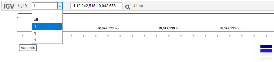 Reference with multiple sequences per chromosome · Issue #1301 · igvteam/igv.js · GitHub
