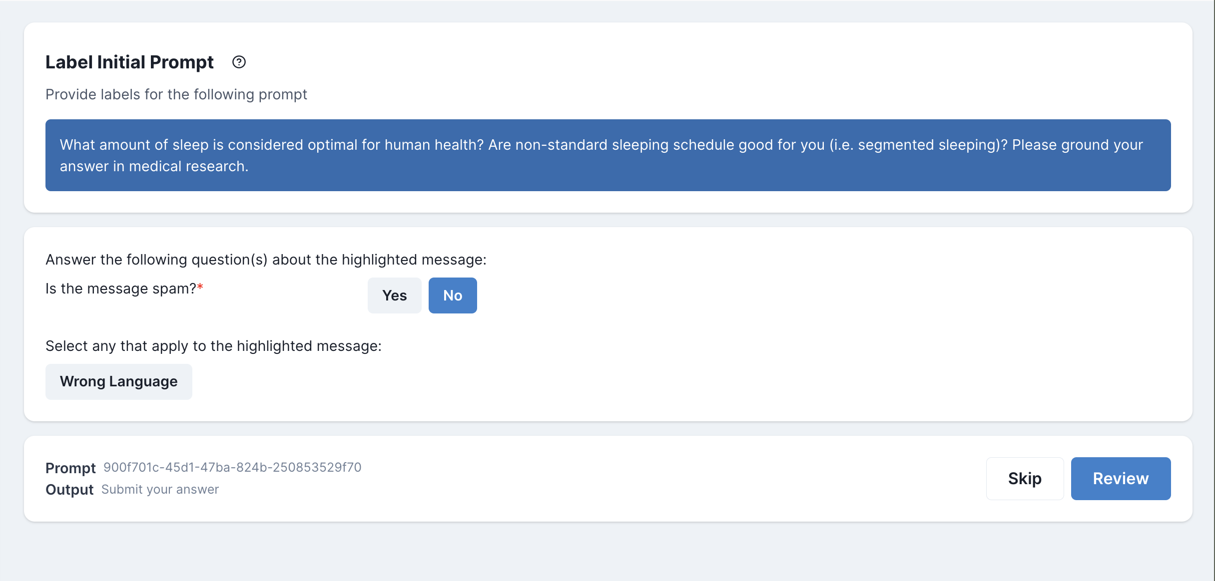 Add reactions to "Label Initial Prompt" task · Issue #1032 · LAION-AI ...