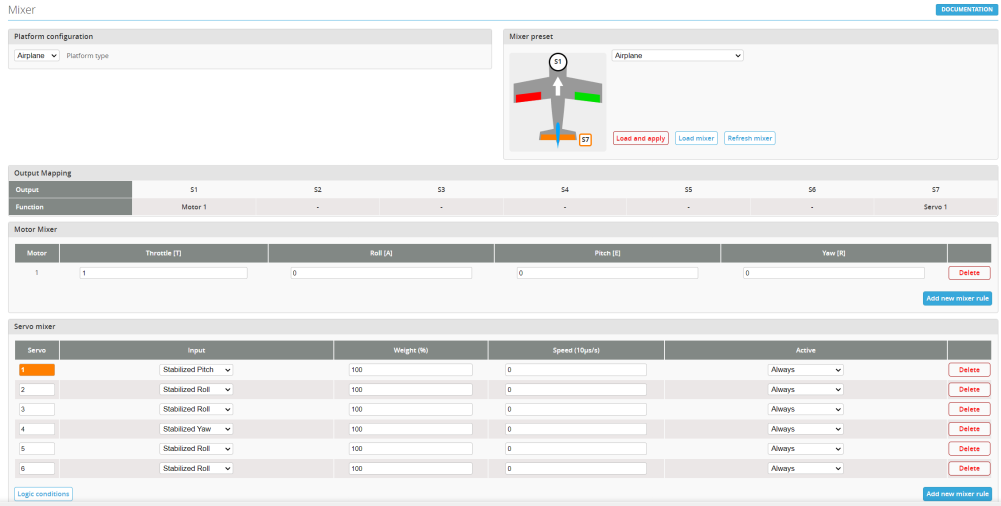 Custom build with more than 6 outputs breaks mixer tab · Issue #1587 ...