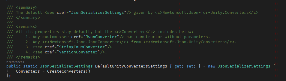 Configurable Converters Via Scriptableobject · Issue 16 · Applejag Newtonsoft Json For Unity