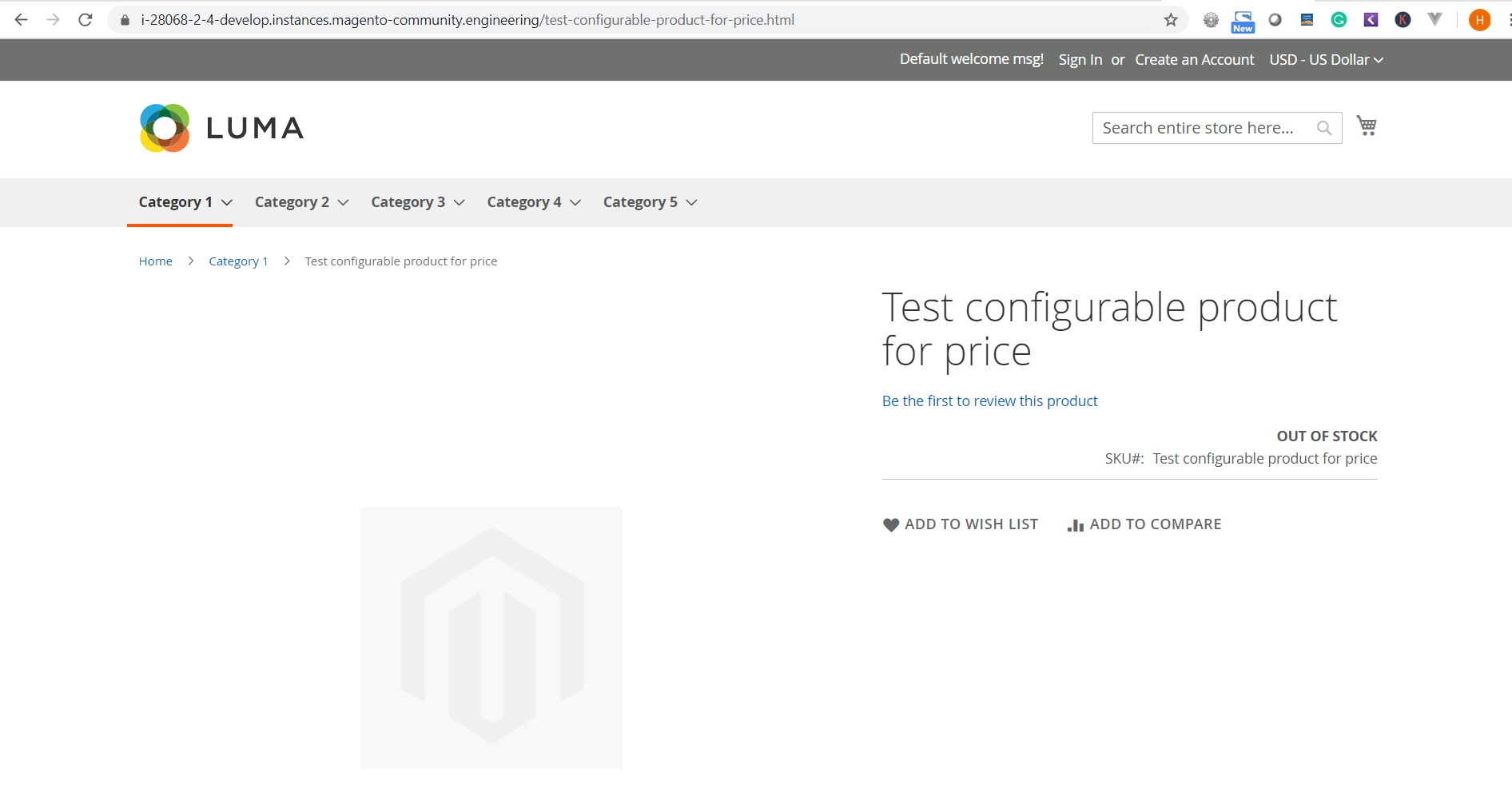Configurable product not showing price on category and product page · Issue #28068 · magento ...