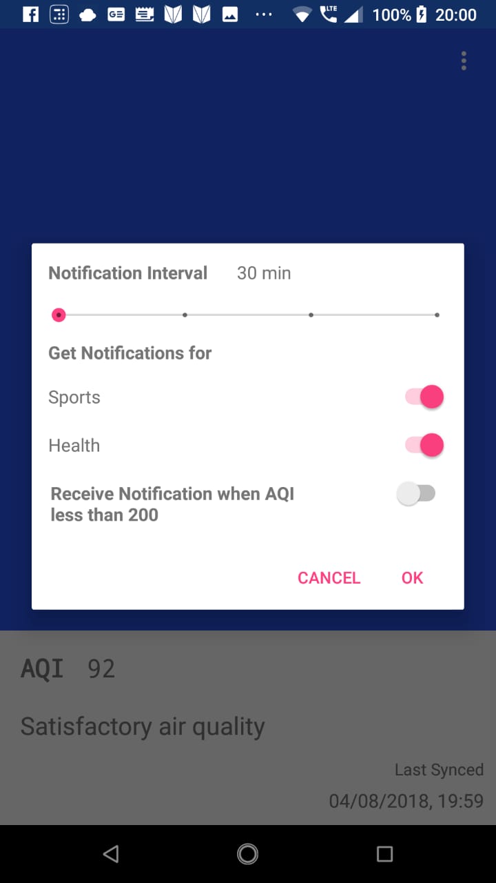 GitHub - RotBolt/AQIMeter: Android App to get AQI of a location.