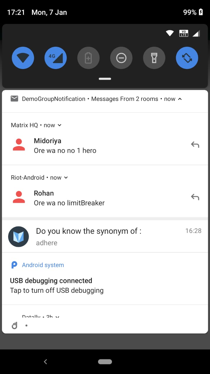 Consider Using Notificationmessagingstyle Instead Of Inboxstyle · Issue 2823 · Element Hqriot 
